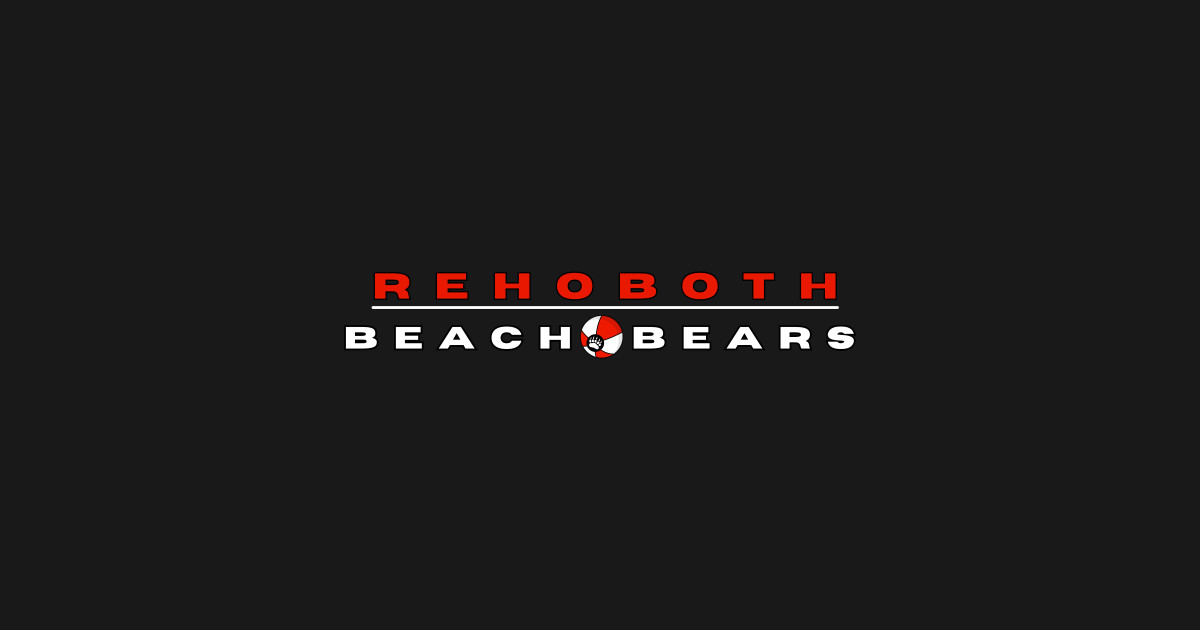 Rehoboth Beach Bears Line Logo - Gay Bear - T-Shirt | TeePublic