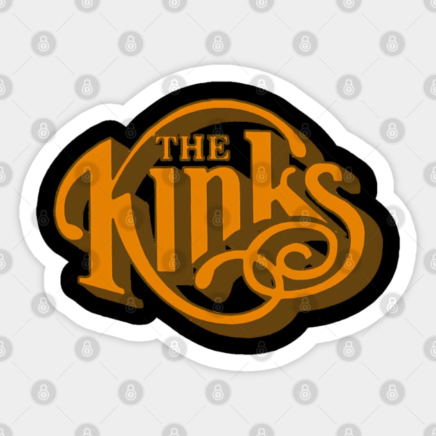The Kinks Gold - The Kinks Band - Sticker | TeePublic