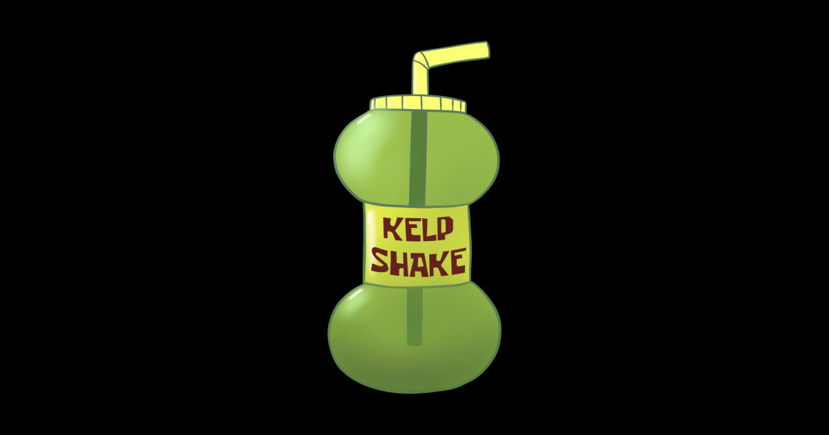 Kelp Shake - Spongebob - Sticker | TeePublic