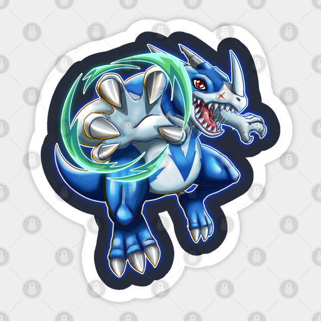 fanart veedramon - Fanart - Sticker | TeePublic