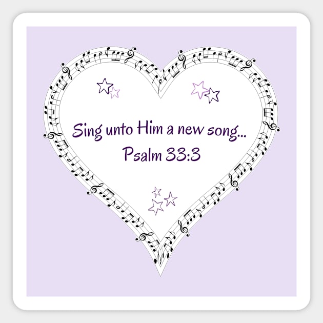 Praise Music Notes - Praise - Sticker | TeePublic