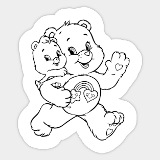 cheer bear care bear coloring pages