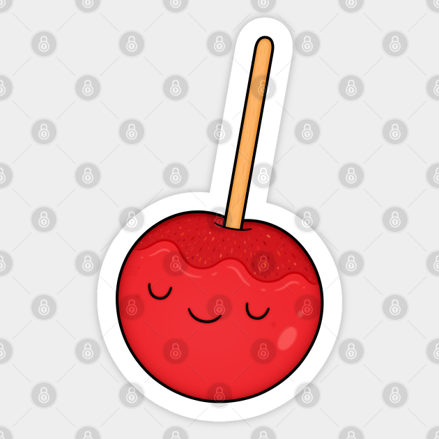 Candy Apple - Halloween - Sticker | TeePublic