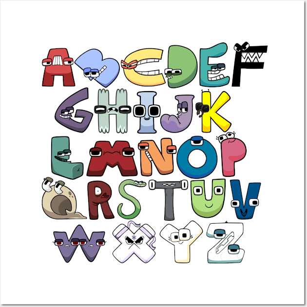 Alphabet Lore (A-Z Uppercase) - Alphabet Lore - Posters and Art Prints ...