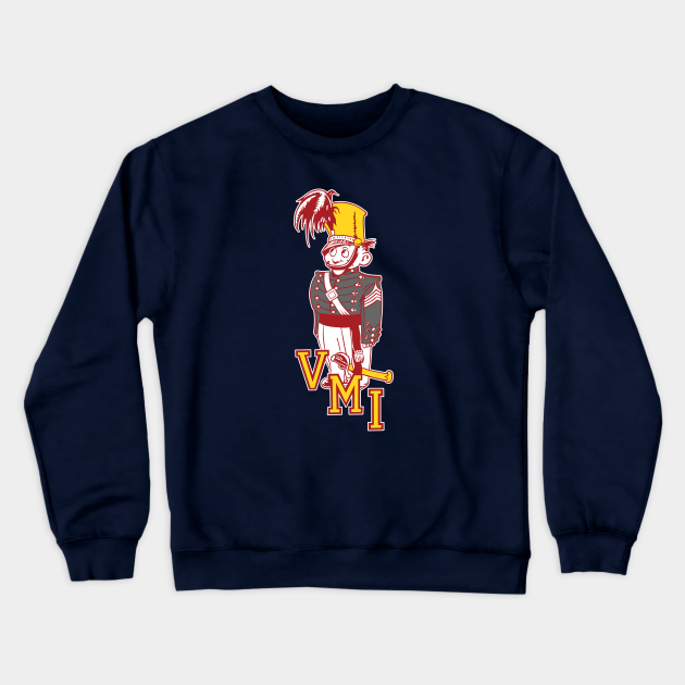 Vintage VMI Cadet "Keydet" mascot - Vmi - Crewneck Sweatshirt | TeePublic