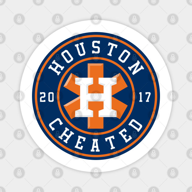 Houston Cheated Logo - Houston Asterisks - Magnet | TeePublic