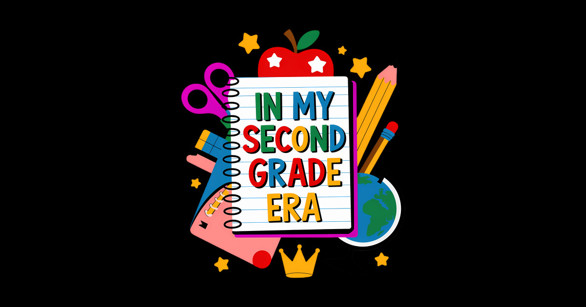 In My Second Grade Era Teacher Kids 2Nd Grade Back To School - 2nd ...