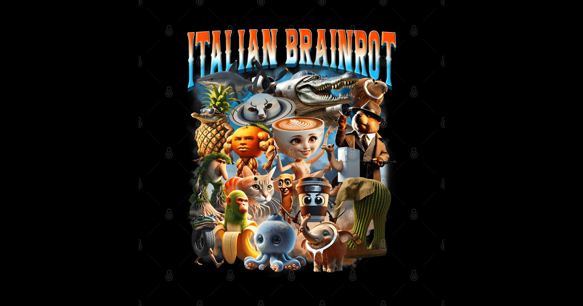 Italian Brainrot Characters Popular Trend Gen Z - Brainrot Characters ...