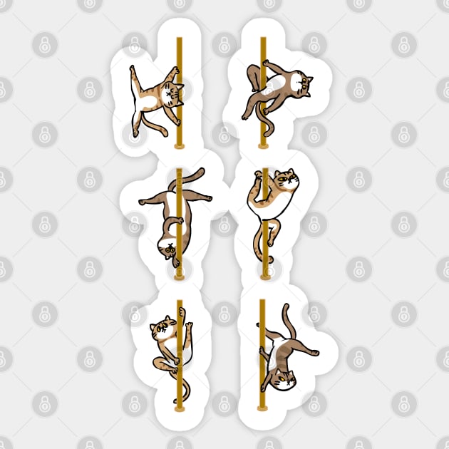 pole dancing stickers
