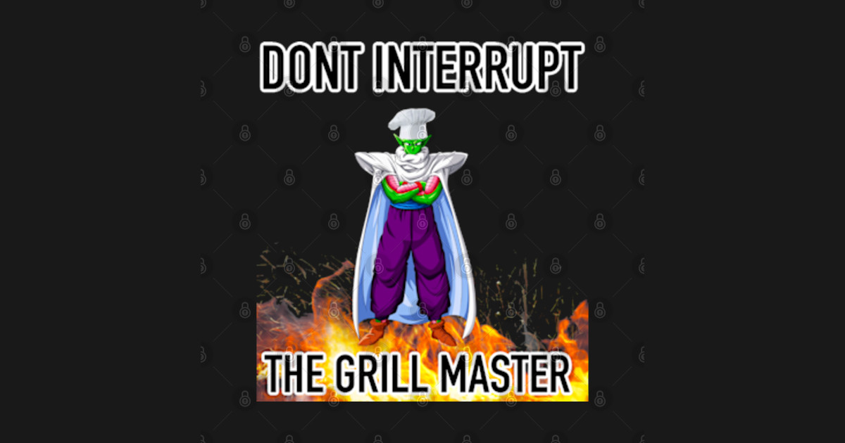 Piccolo dragon ball grill master meme - Dragon Ball - T-Shirt | TeePublic