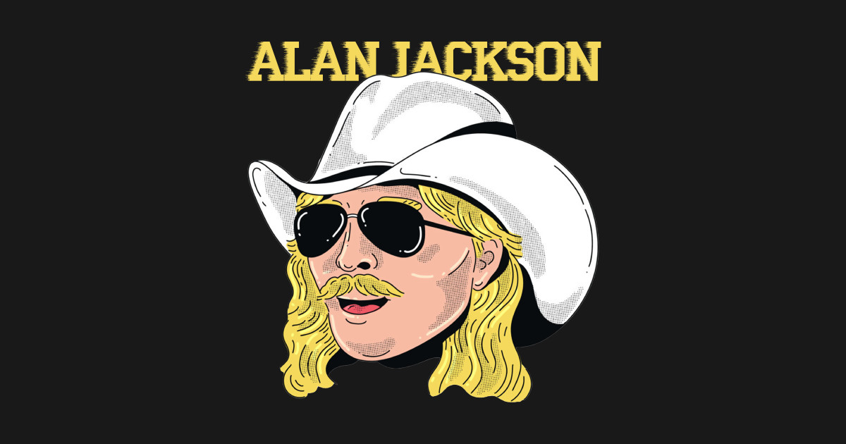 alan jackson art visual - Alan Jackson - T-Shirt | TeePublic