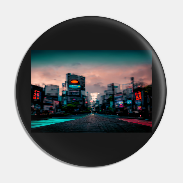 Tokyo City Street View With Neon signs / Tokyo, Japan - Unwind Art Work ...