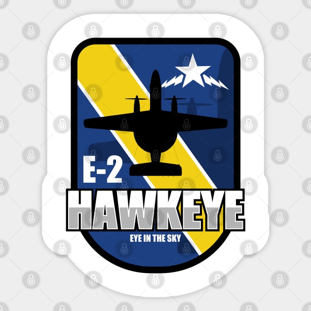 E-2 Hawkeye - Us Navy E2 Hawkeye - Sticker | TeePublic