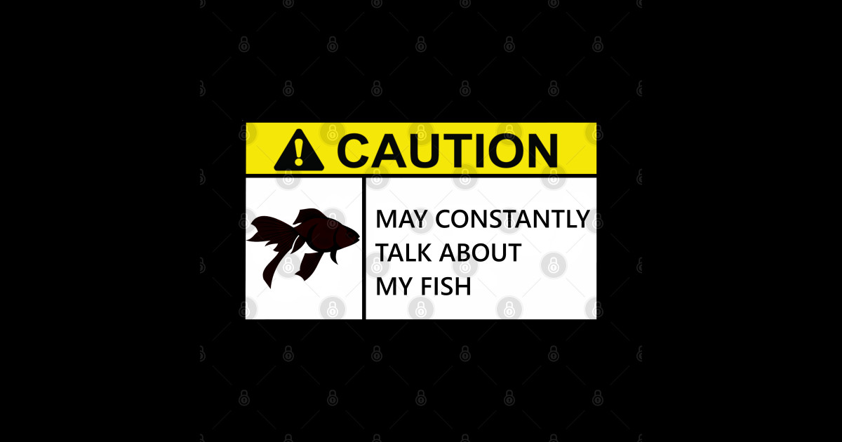 Caution Fish - Caution Fish - T-Shirt | TeePublic