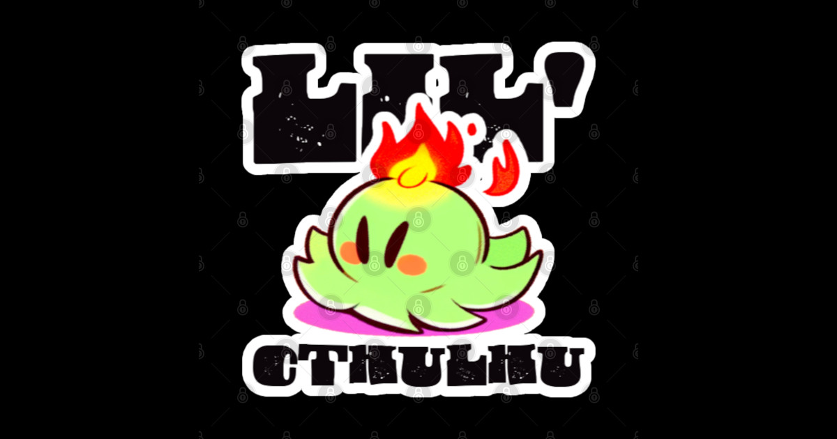 Lil' Cthulhu Logo - Cthulhu - Sticker | TeePublic