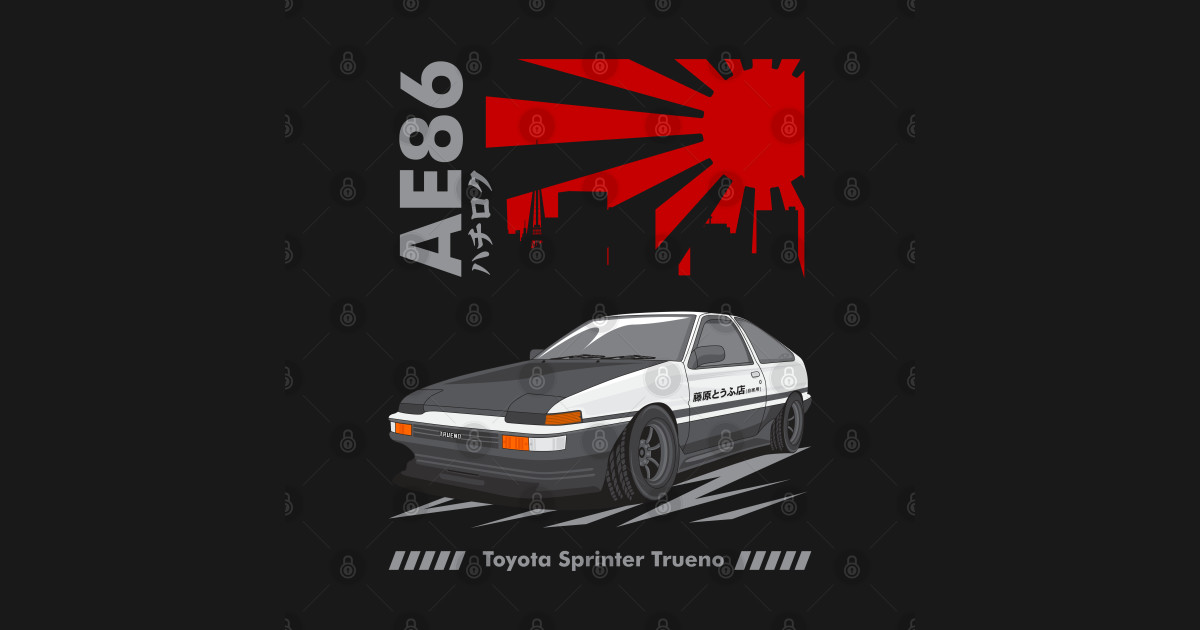 AE86 Sprinter Trueno - Ae86 - T-Shirt | TeePublic