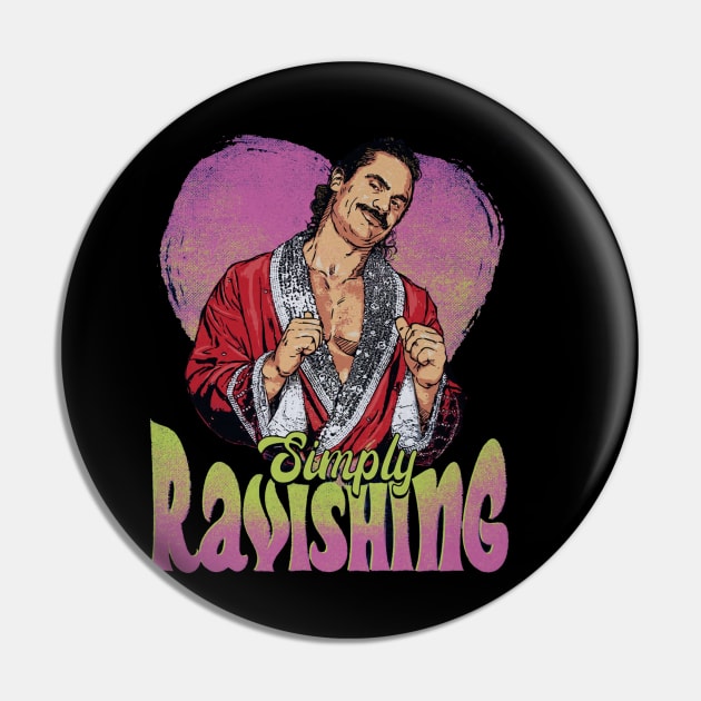 Rick Rude Simply Ravishing Heart - Rick Rude - Pin | TeePublic