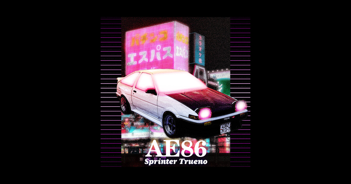 AE86 Super Trueno - Jdm - Sticker | TeePublic