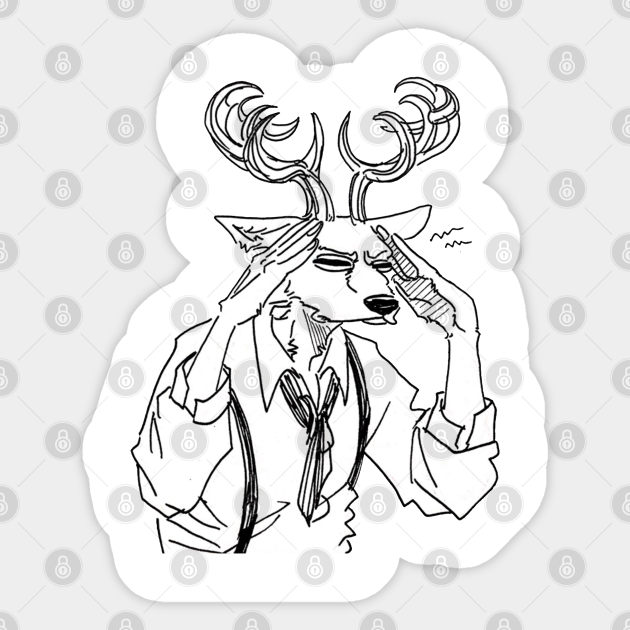 Beastars louis - Beastars Louis - Sticker | TeePublic