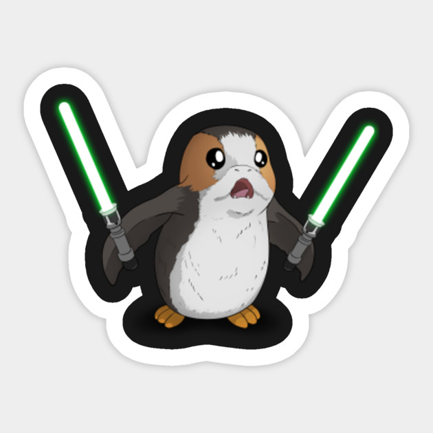 Porg Jedi - Porg Star Wars - Sticker | TeePublic