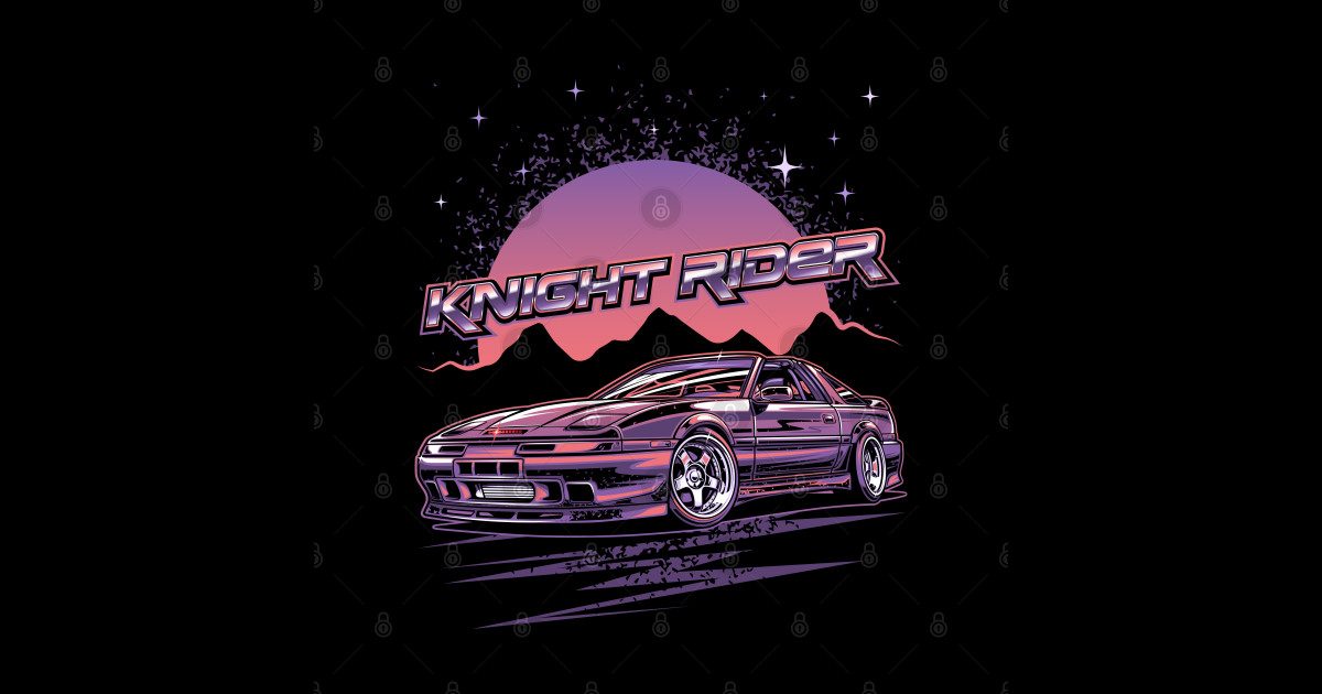Supra Knight Rider - Supra Knight Rider - Magnet | TeePublic