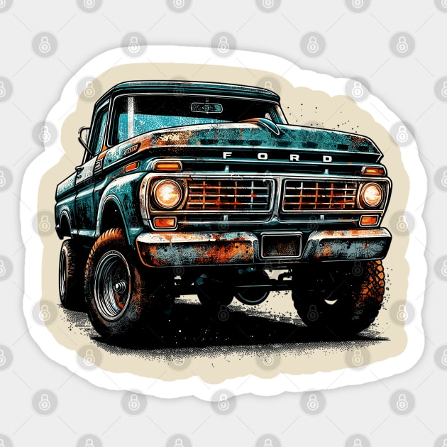 Ford F-100 - Ford - Sticker | TeePublic