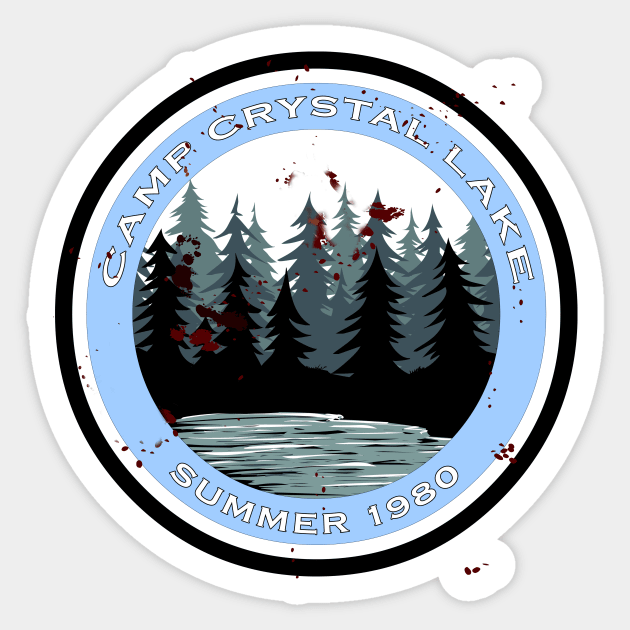 Camp Crystal Lake - Friday The 13th - Sticker | TeePublic