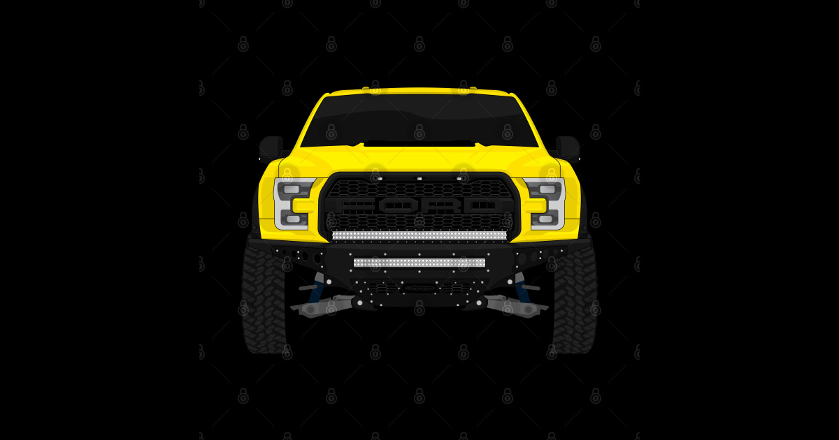 RAPTOR YELLOW - Ford F150 Raptor - Sticker | TeePublic