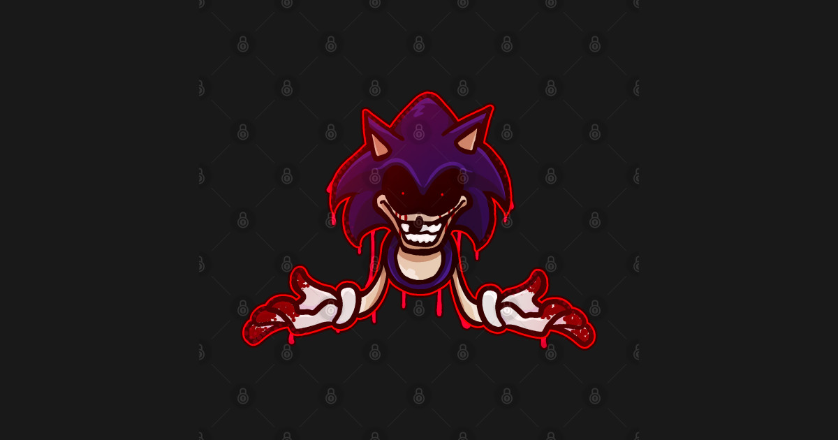 FNF SONIC EXE 2011 - Sonic Exe - T-Shirt | TeePublic