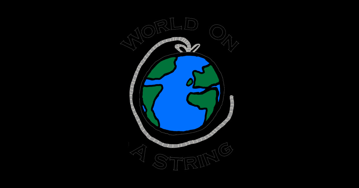 WoaS Logo Transparent - World On A String - Sticker | TeePublic