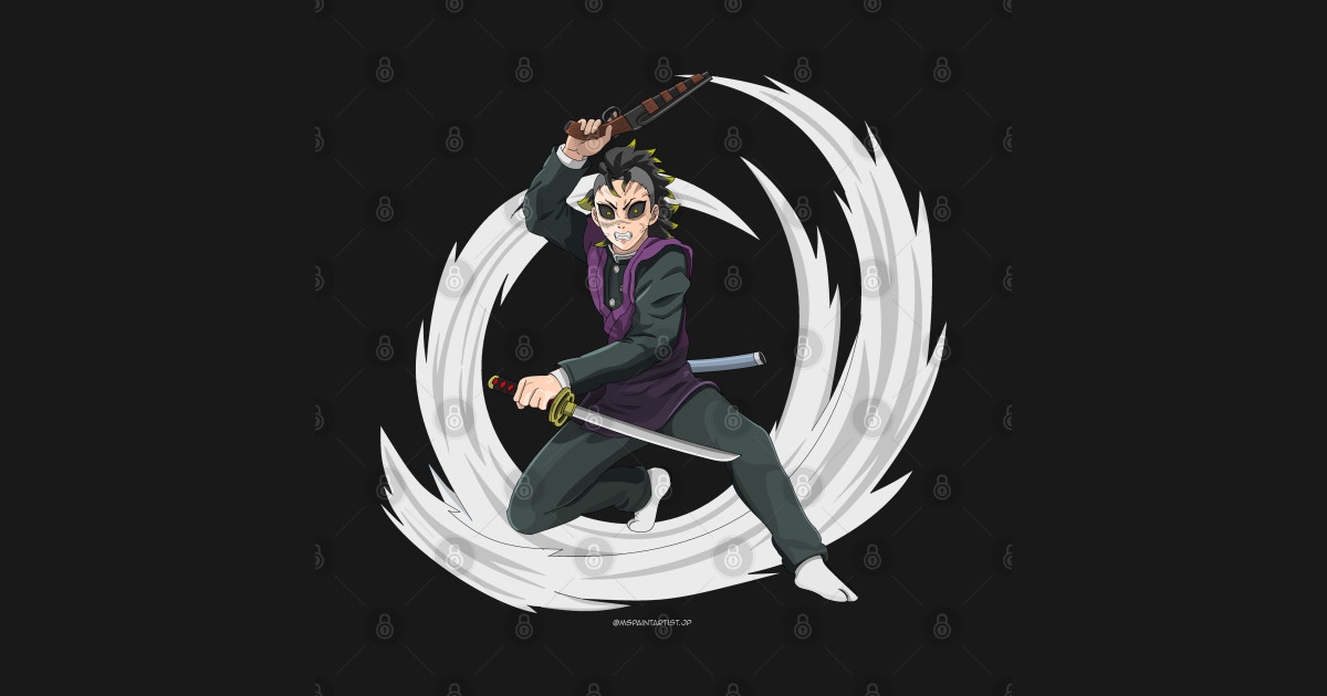 Slayer Gun Demon Master - Genya Shinazugawa - T-Shirt | TeePublic