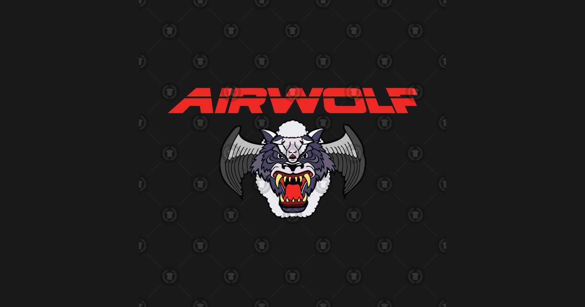 Airwolf Insignia - Airwolf - T-Shirt | TeePublic