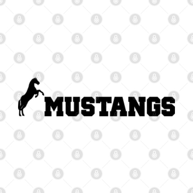 Mustangs Team Logo Sport - Mustangs Team Logo - T-Shirt sold by ...