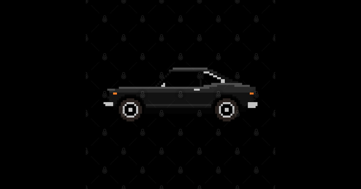 Mazda Rx3 Pixelart - Car - Posters and Art Prints | TeePublic
