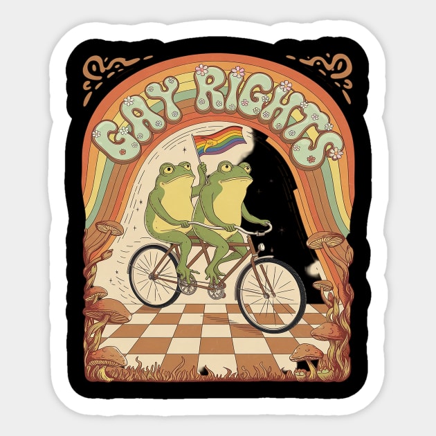 Frog Gay Rights LGBT Rainbow Pride Month - Frog Gay Rights Lgbt Rainbow ...
