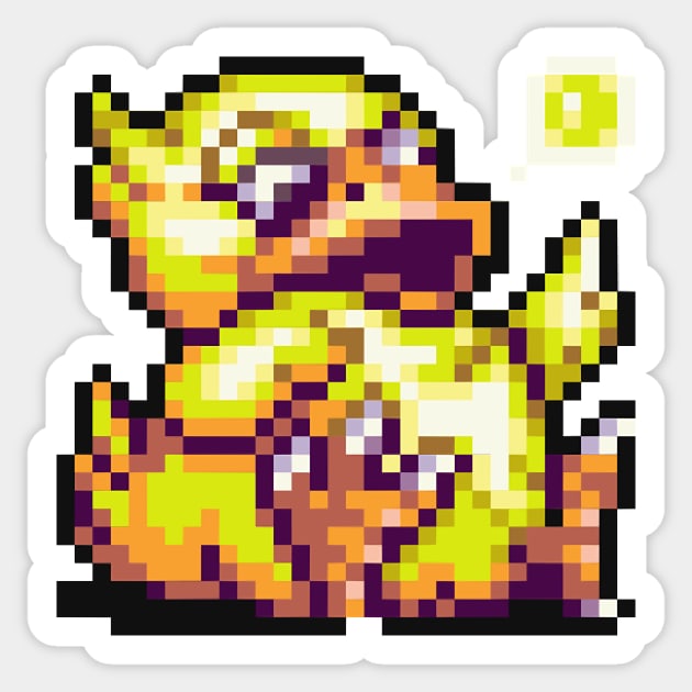 8-Bit Chubby Chocobo - Final Fantasy - Sticker | TeePublic