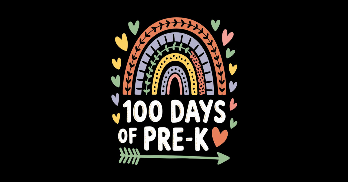 Rainbow 100 Days Of Pre-K 100th Day - Rainbow 100 Days Of Pre K 100th ...
