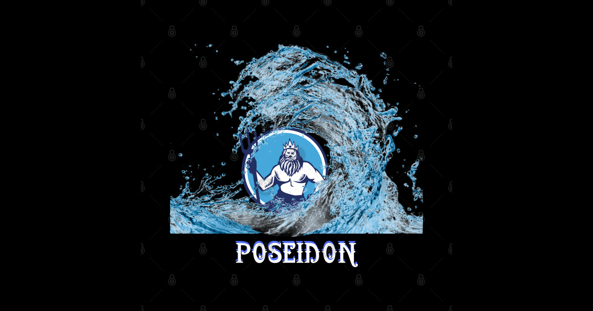 Poseidon Greek God - Poseidon - Sticker | TeePublic