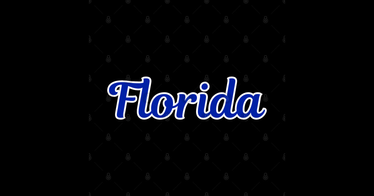 Florida Retro Script - Florida Gators - Sticker | TeePublic