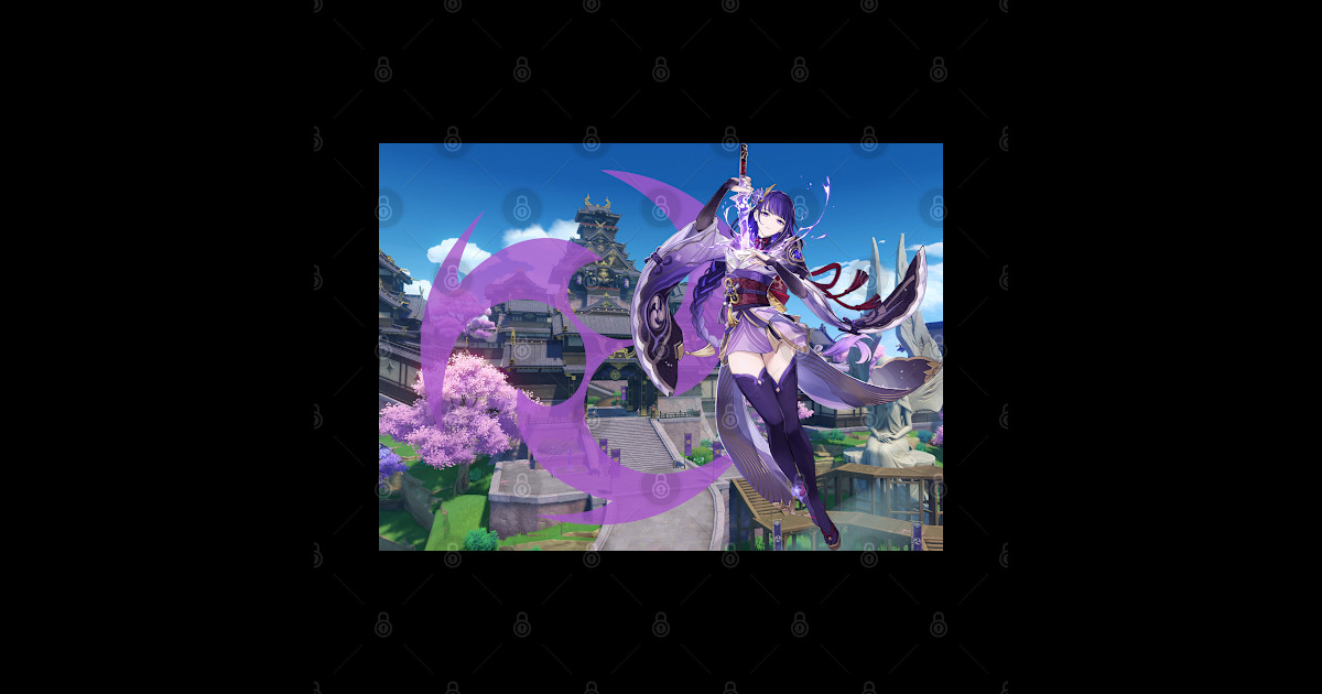 Raiden Shogun (Baal) - Genshin Impact - Genshin - Posters and Art ...