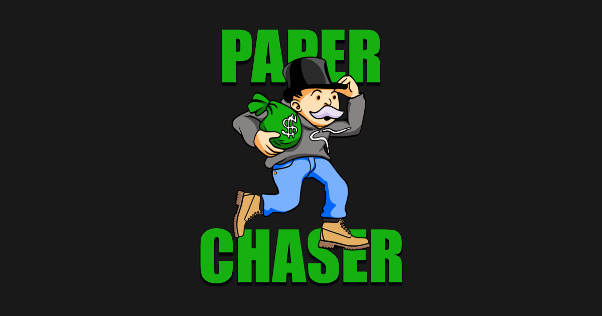 Monopoly Man Paper Chaser - Monopoly Man - T-Shirt | TeePublic