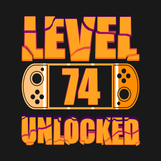 Gaming Vintage 74th Birthday Gift 74 Year Old Boy Girl Gamer - 74 ...