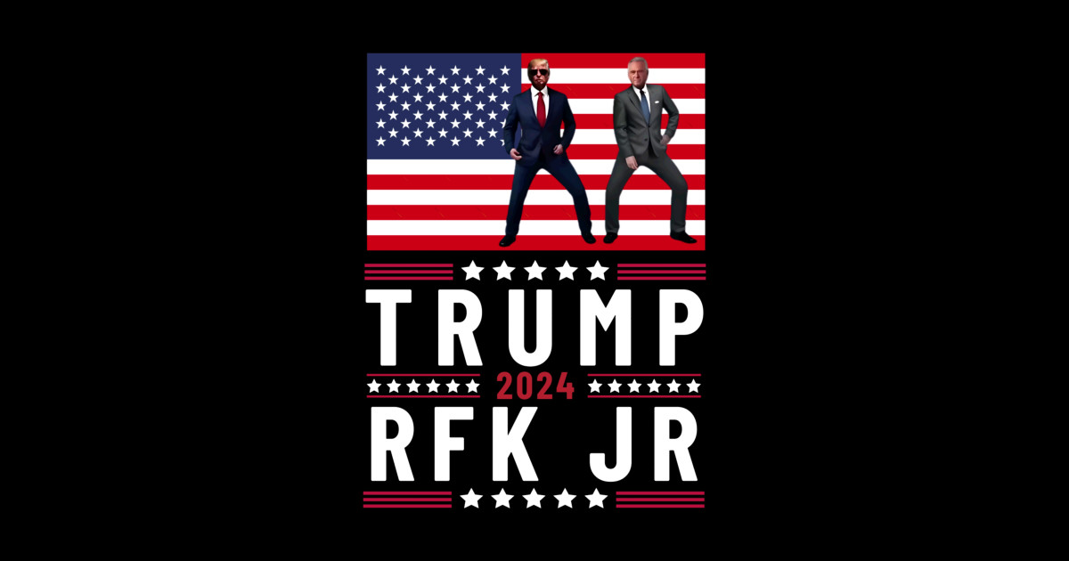 Trump RFK JR 2024 Gift For Men Women - Donald Trump - Sticker | TeePublic