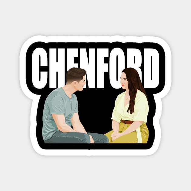 CHENFORD (white text) | The Rookie - The Rookie - Magnet | TeePublic