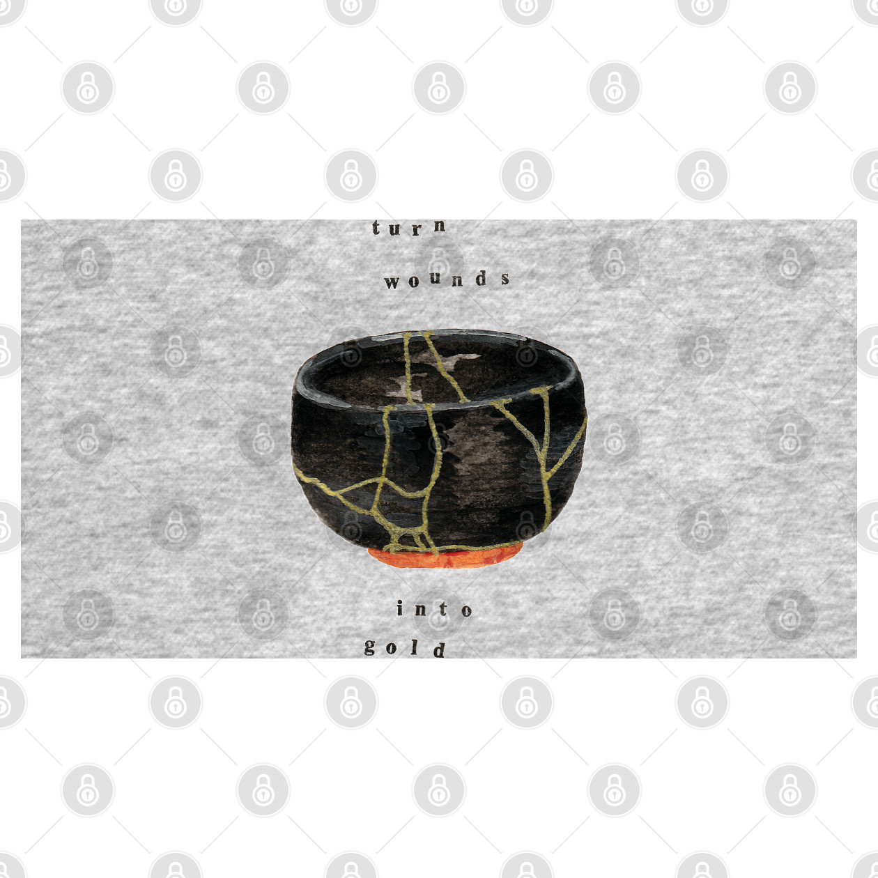 Kintsugi Turn Wounds Into Gold - Kintsugi - T-Shirt | TeePublic