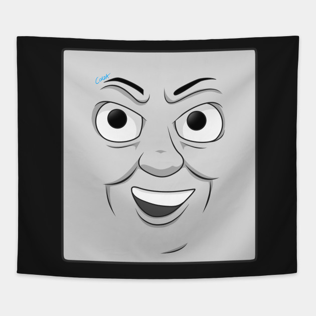 Diesel devious face - Thomas The Tank - Tapestry | TeePublic
