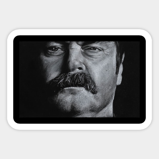 Mr. Ron Swanson - Swanson - Sticker | TeePublic