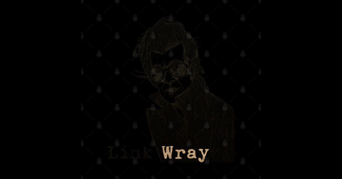 Retro Link Wray - Link Wray - Sticker | TeePublic