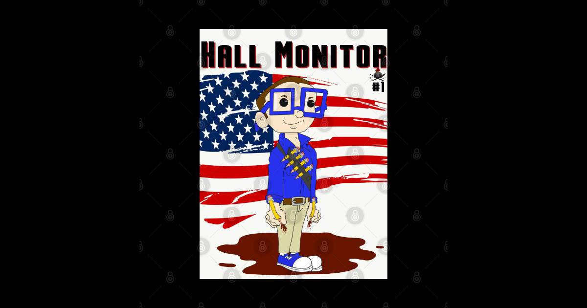 Hall Monitor - Comic Books - Sticker | TeePublic