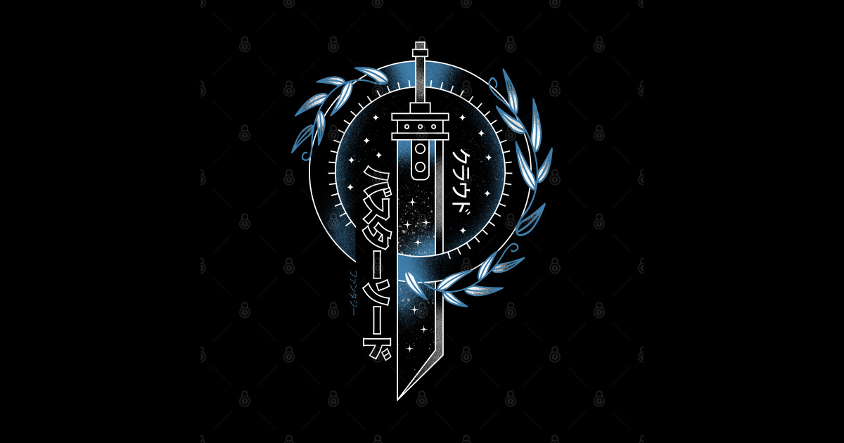 Buster Sword Tattoo Emblem - Final Fantasy 7 - Sticker | TeePublic